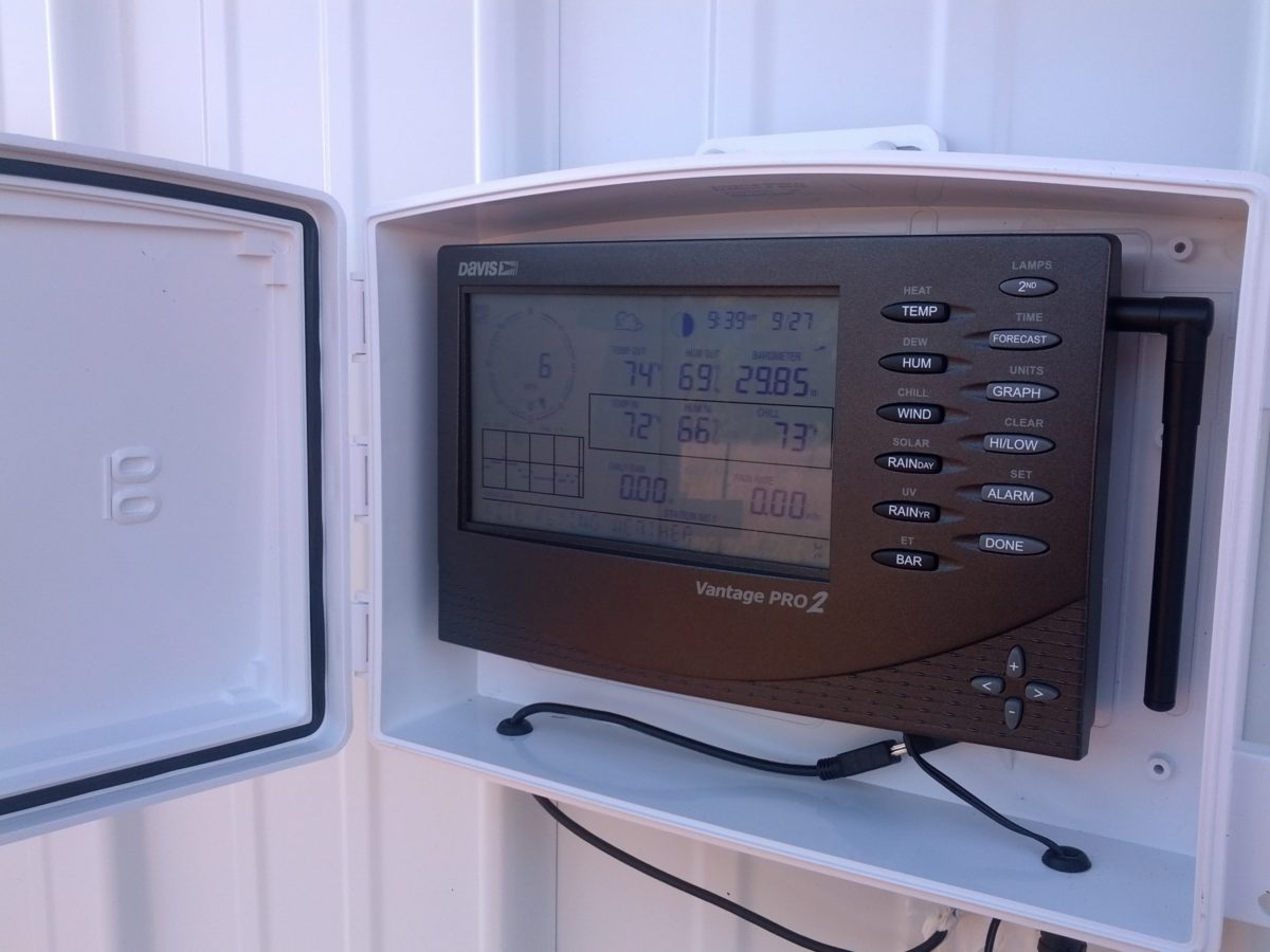 Davis Vantage Pro 2 Open Weather Station – Part 1 – Zach's Blog