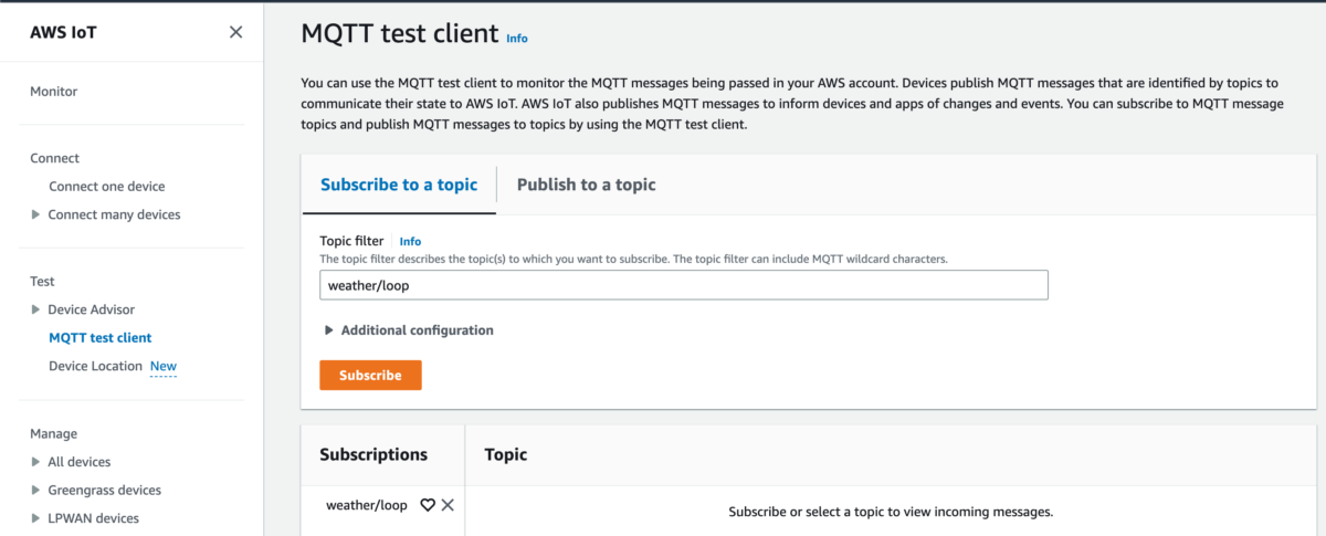 Setting up WeeWX with AWS IoT Core – Zach's Blog